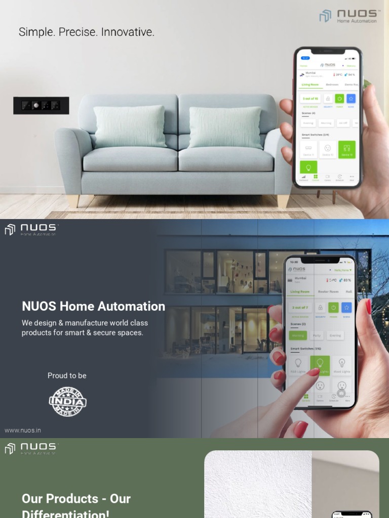 NUOS Home Automation Solutions | PDF | Automation | Computing