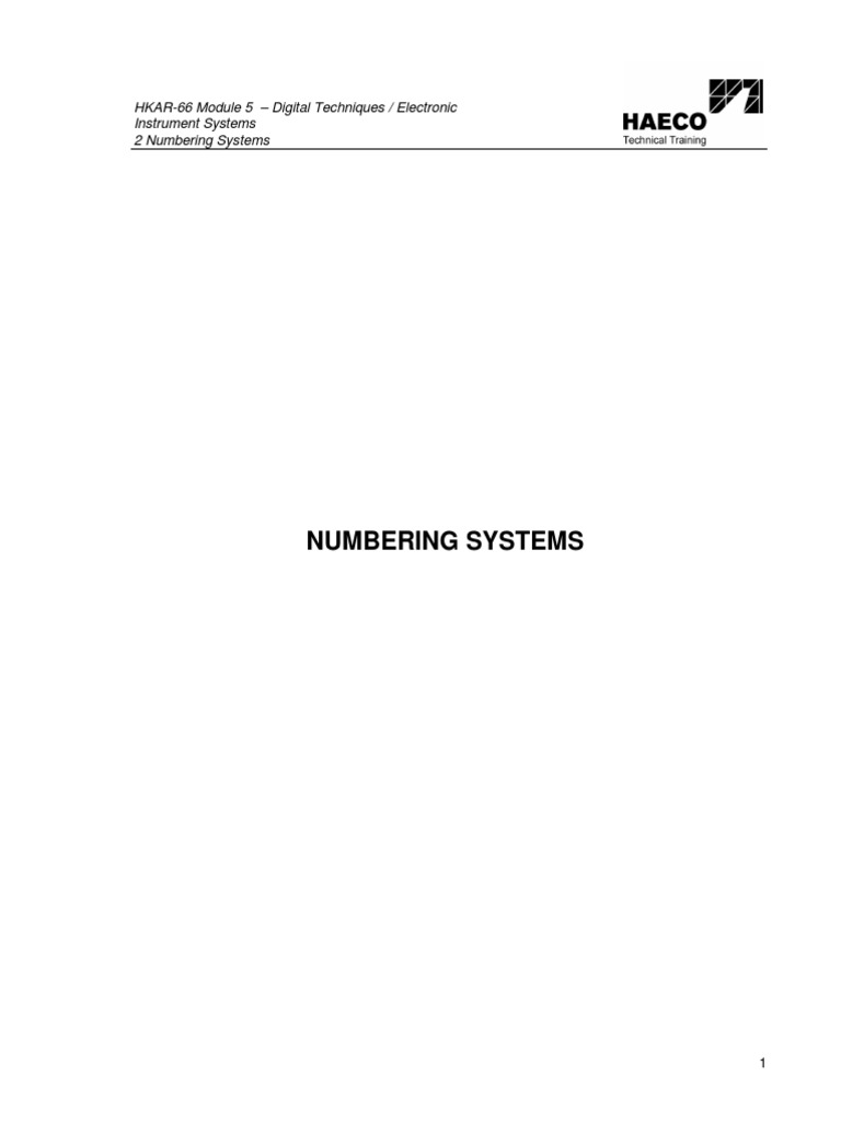 M5 2 Numbering Systems Download Free Pdf Numbers Decimal