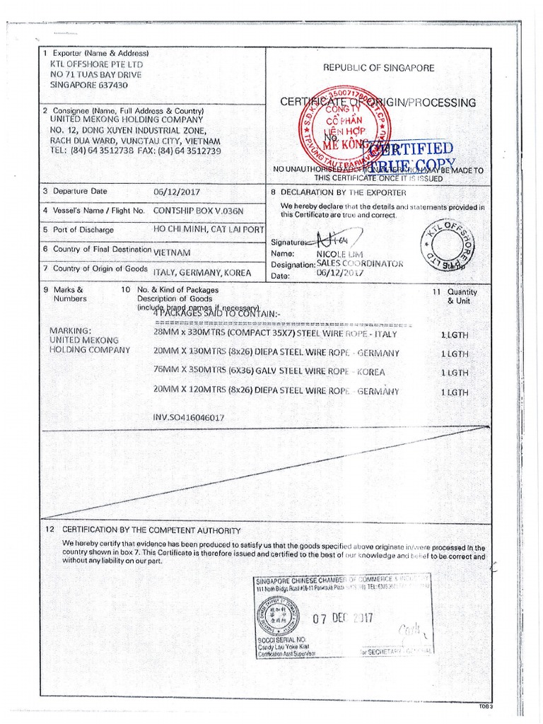 Sling 76mm-CO + Mill Test Sling | PDF