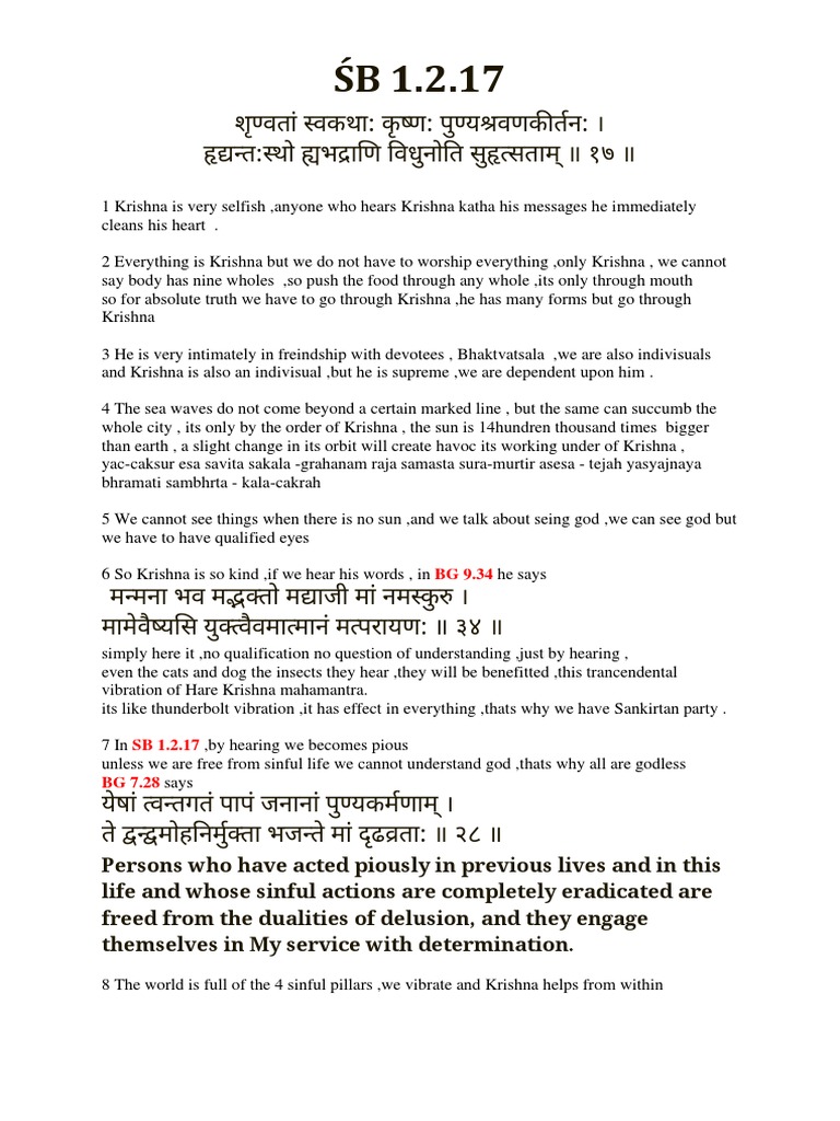 1 Krishna Is Very Selfish | PDF | Religious Belief And Doctrine | Theology