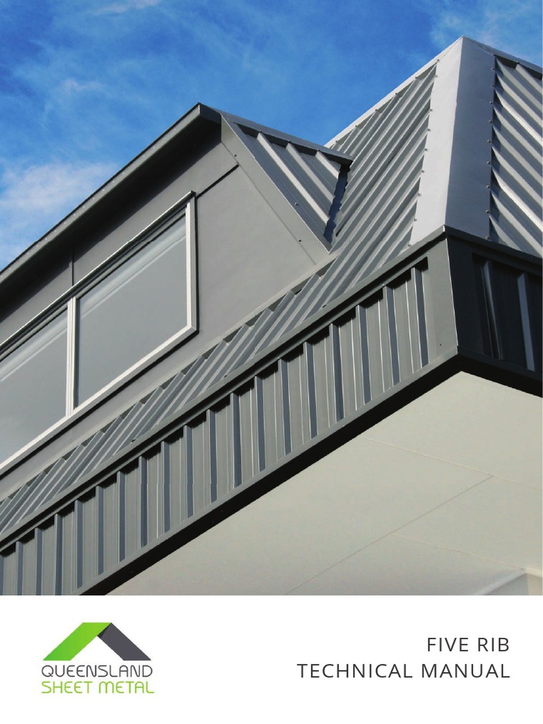 QSM Five Rib Technical Manual | PDF | Sheet Metal | Screw