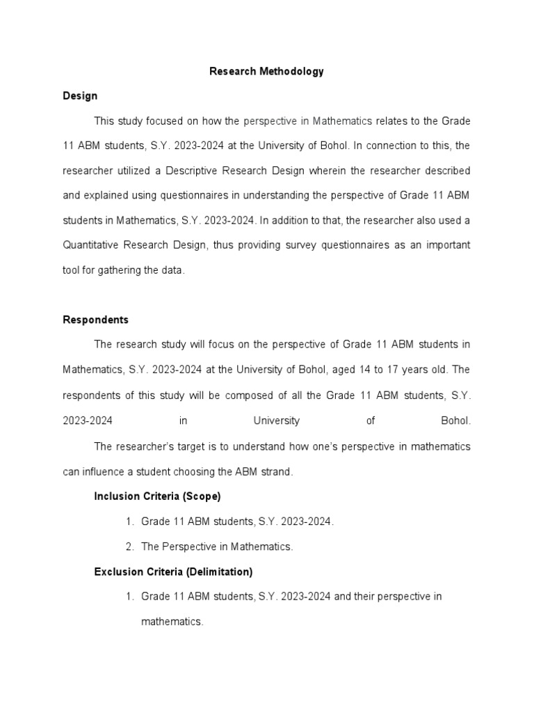 Research Methodology | PDF | Statistics | Mathematics