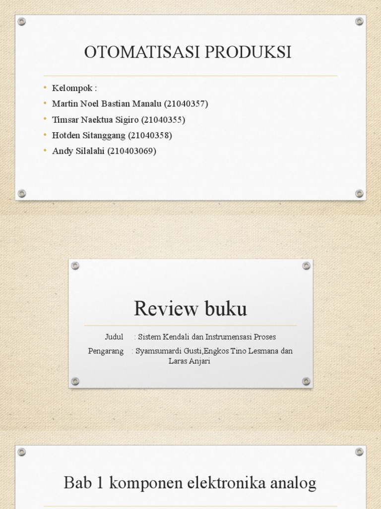 Otomatisasi Produksi | PDF | Komputer