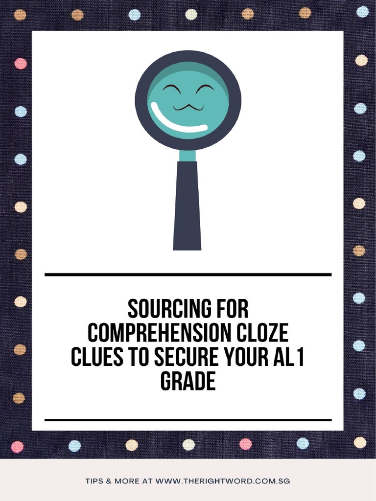 Mastering Comprehension Cloze Techniques | PDF | Teachers | Linguistics