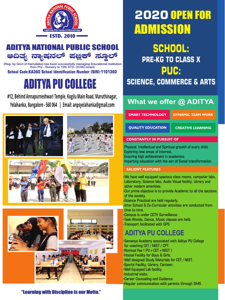 Final Design School Pamphlet | PDF