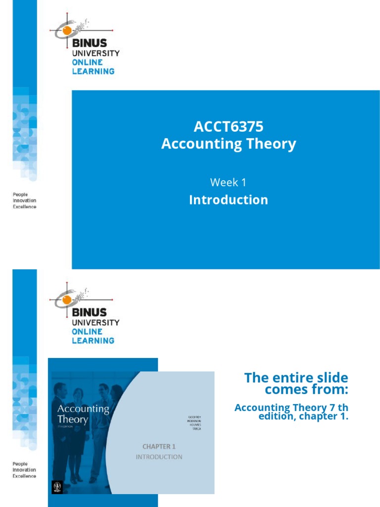 Overview of Accounting Theory Concepts | PDF | Theory | Accounting