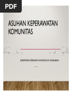 Contoh Askep - Keperawatan - Komunitas | PDF