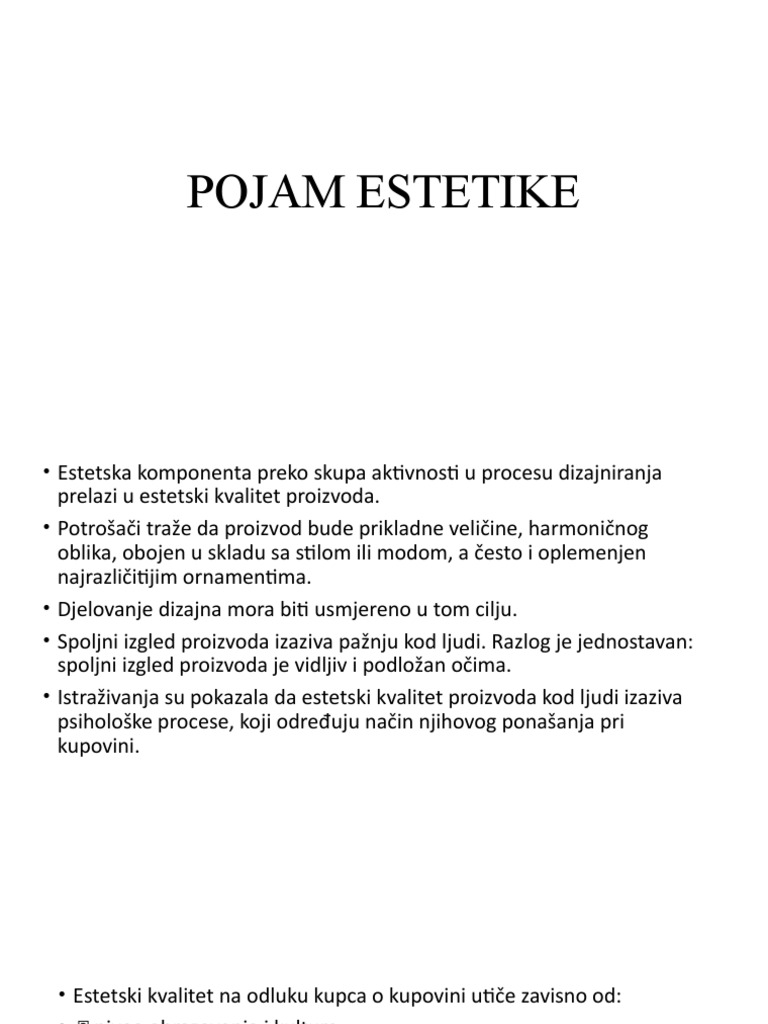 63 Pojam Estetike | PDF
