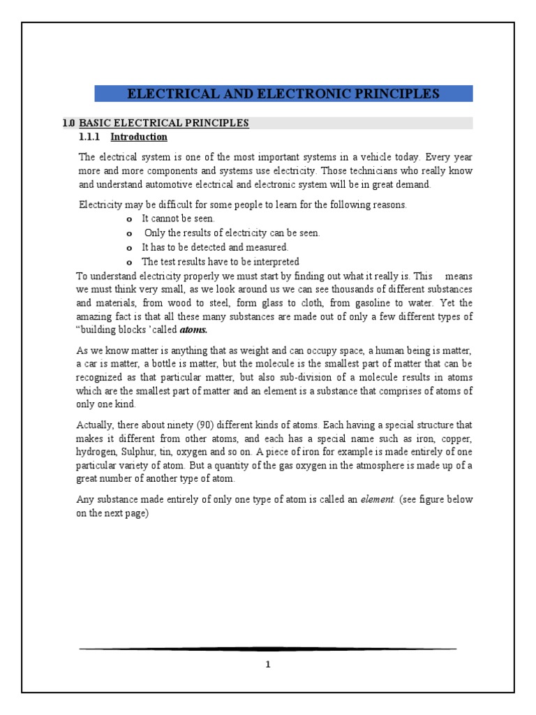Understanding Electrical and Electronic Principles: An In-Depth Look at ...