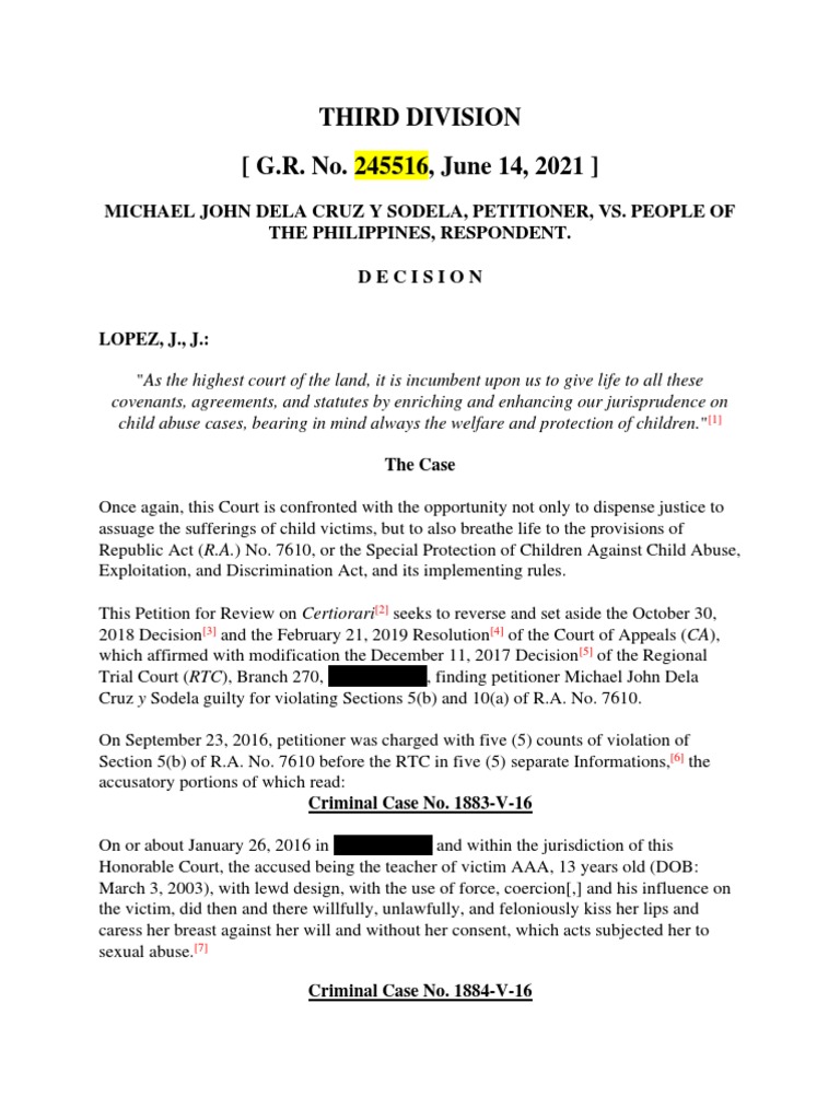 Court Upholds Conviction of Teacher for Sexually Abusing Students | PDF | Public Law | Common Law