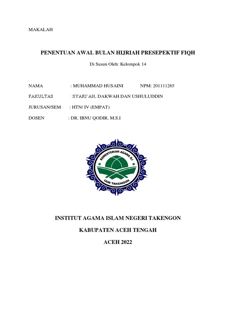 Ilmu Falak Makalah Pdf