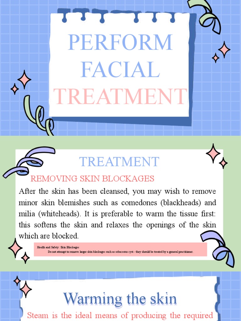 Facial Treatment Procedure Guide | PDF | Skin | Medical Specialties