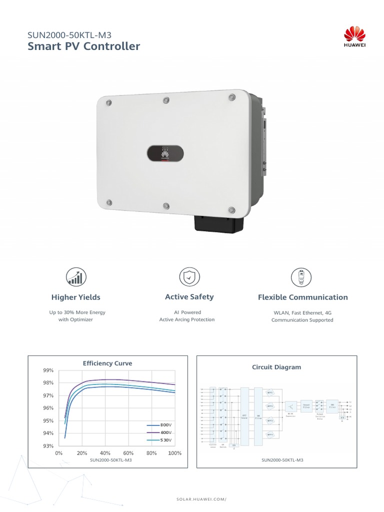 SUN2000 50kTL M3 Datasheet | PDF