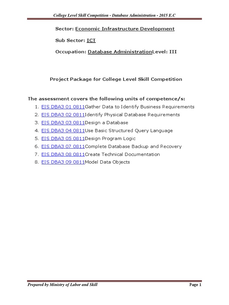 College Level Project Assessor Package | PDF | Databases | Computer Data
