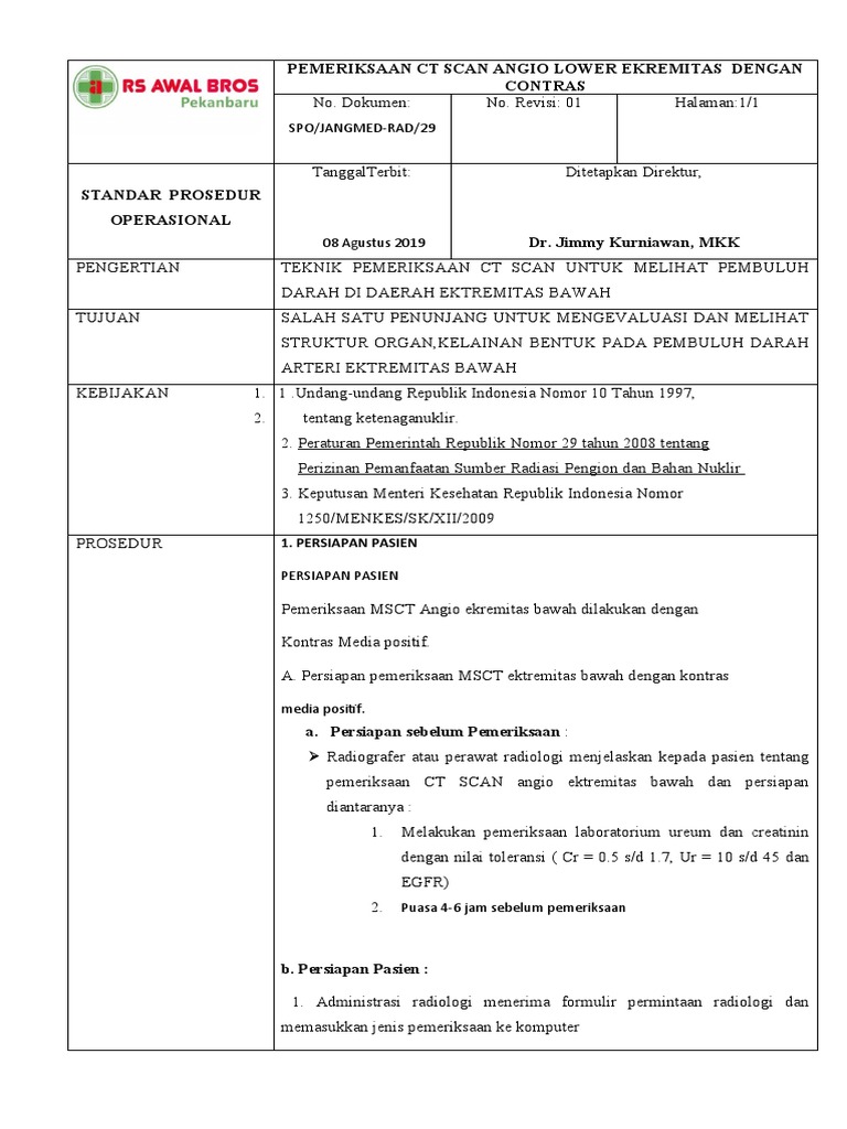 SOP CTA RUNOFF | PDF