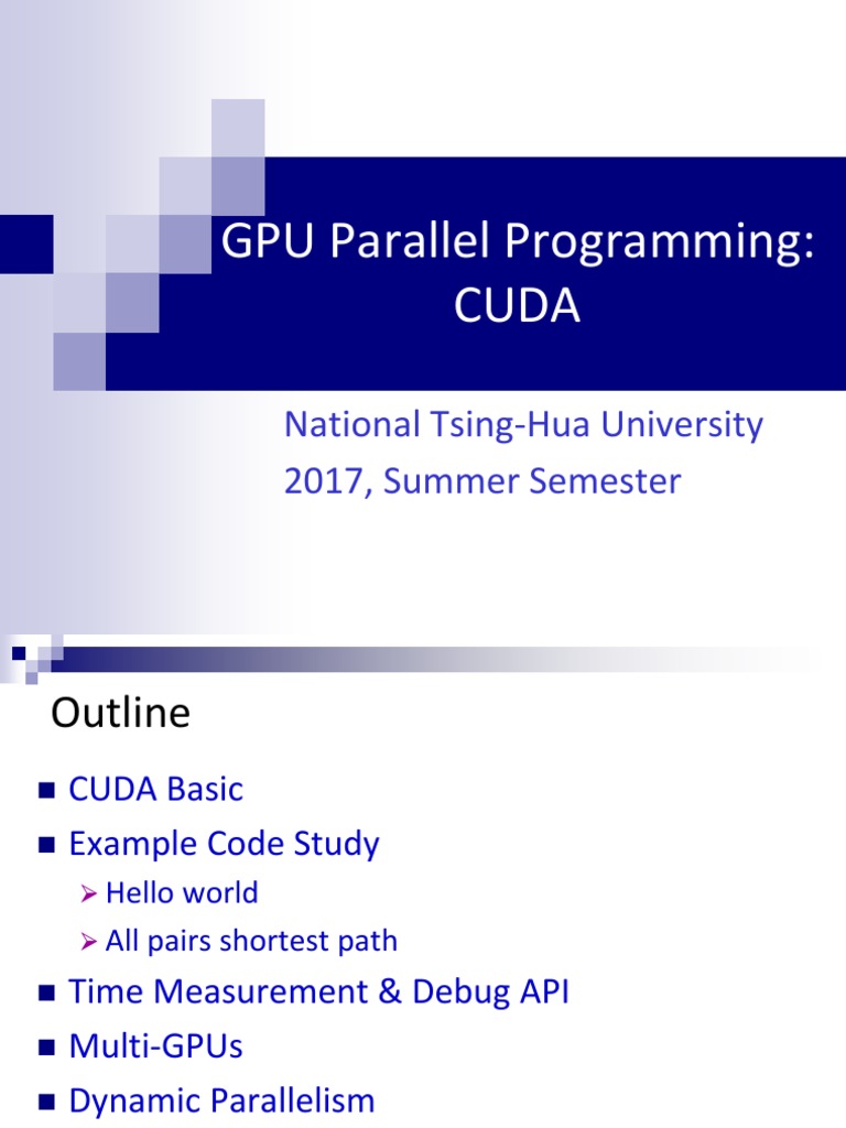 Chap7 CUDA Intro | PDF | Thread (Computing) | Graphics Processing Unit