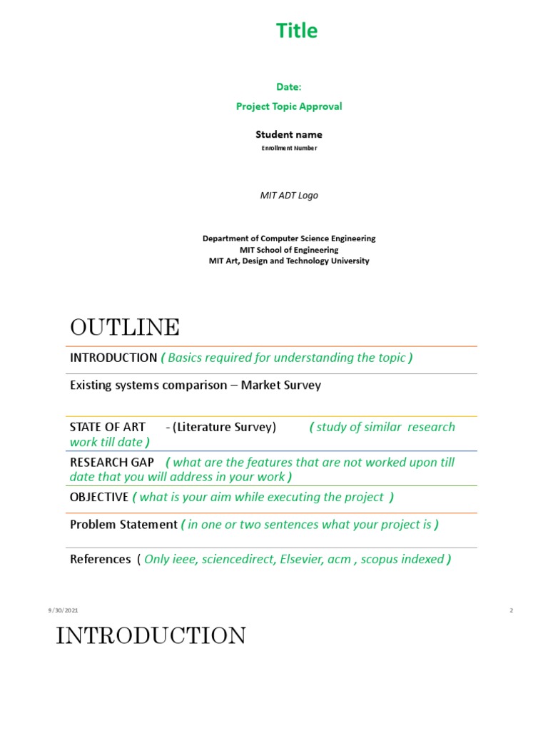Annexure 6 - Project Topic Approval Format | PDF | Computer Science ...