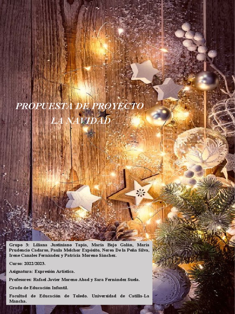 Propuesta de Proyecto La Navidad | PDF | Aprendizaje | Comunicación