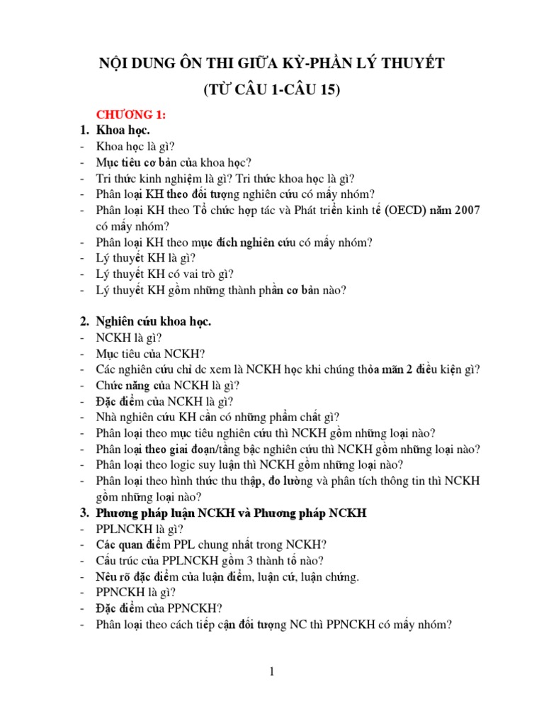 PPL-Nội dung ôn thi GK-phần lý thuyết | PDF