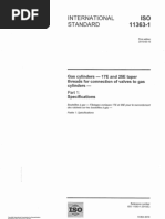 DIN 477 Whitworth Gas Cylinder Threads | PDF