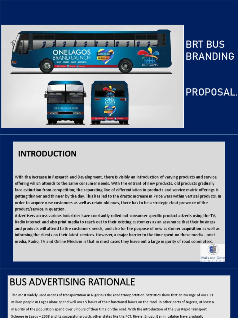 Bus Branding (A Proposal) | PDF
