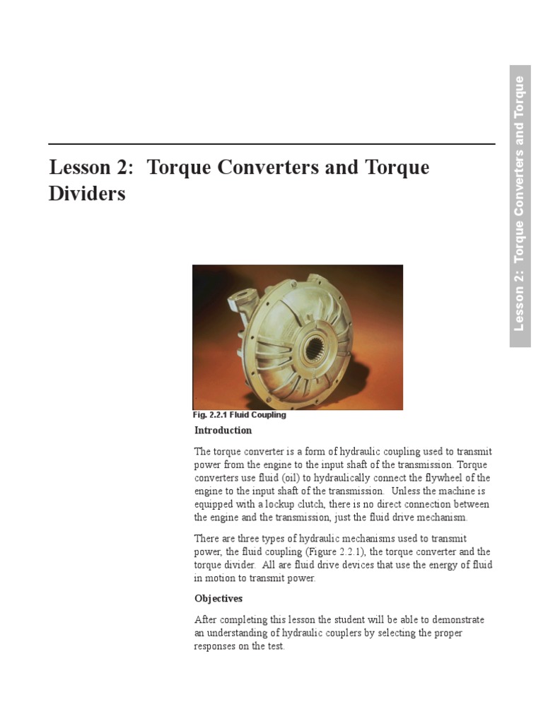 Understanding Torque Converters | PDF | Clutch | Turbine