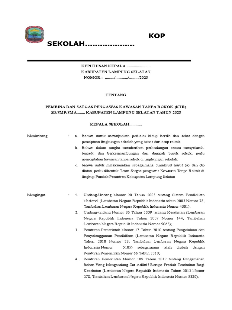 SK KTR Sekolah | PDF