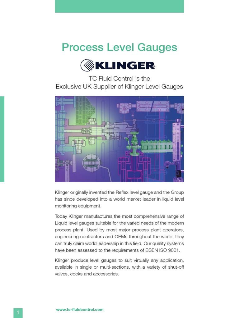 A Comprehensive Guide to Klinger Process Level Gauges | PDF | Sheet Metal | Steel