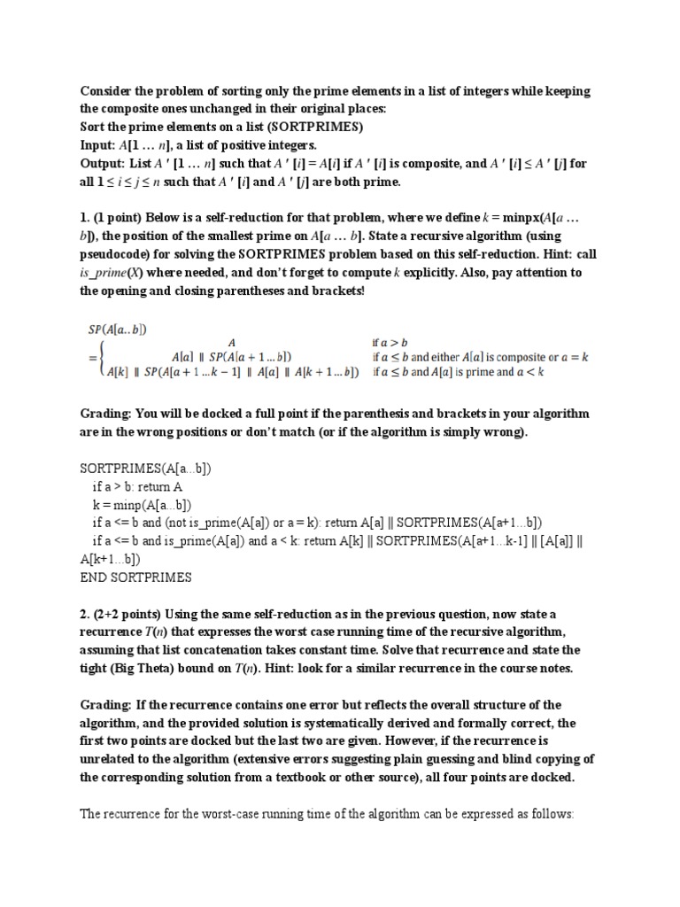Algorithms Solution - 2 | PDF | Time Complexity | Algorithms And Data Structures