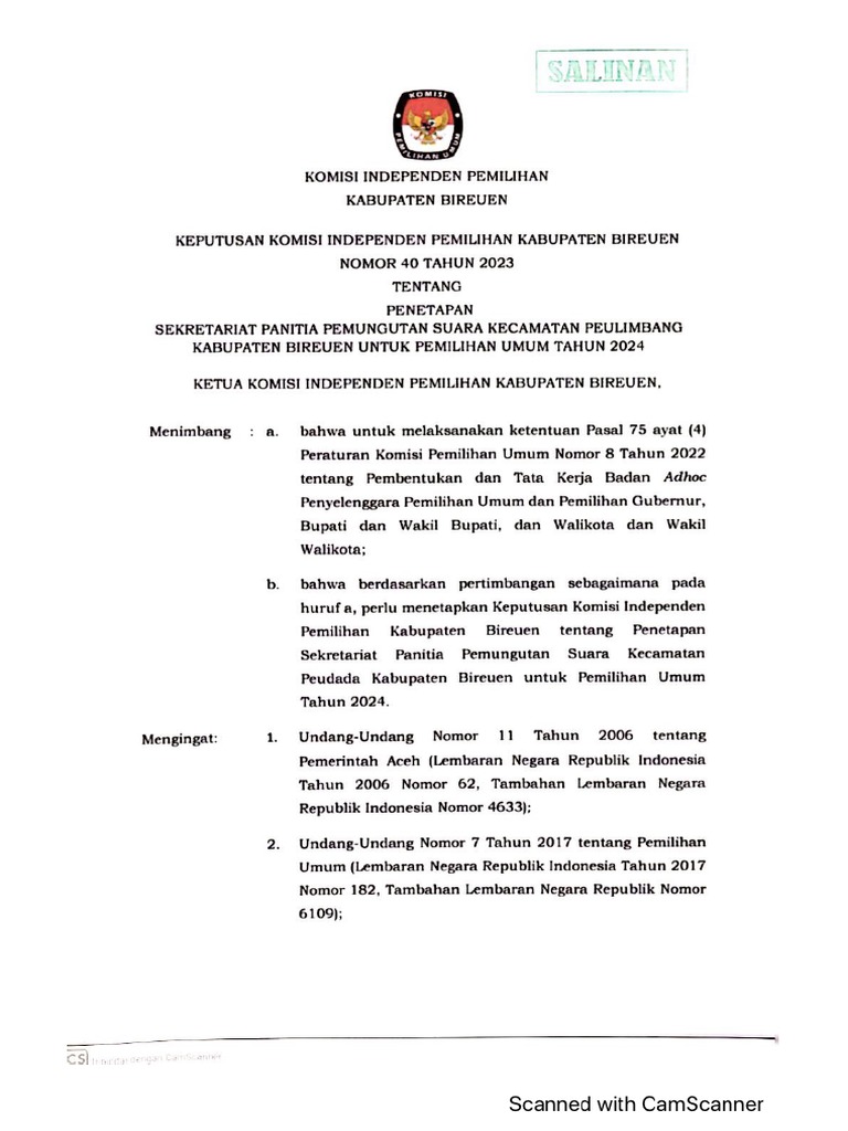 SK Sekretariat PPS | PDF