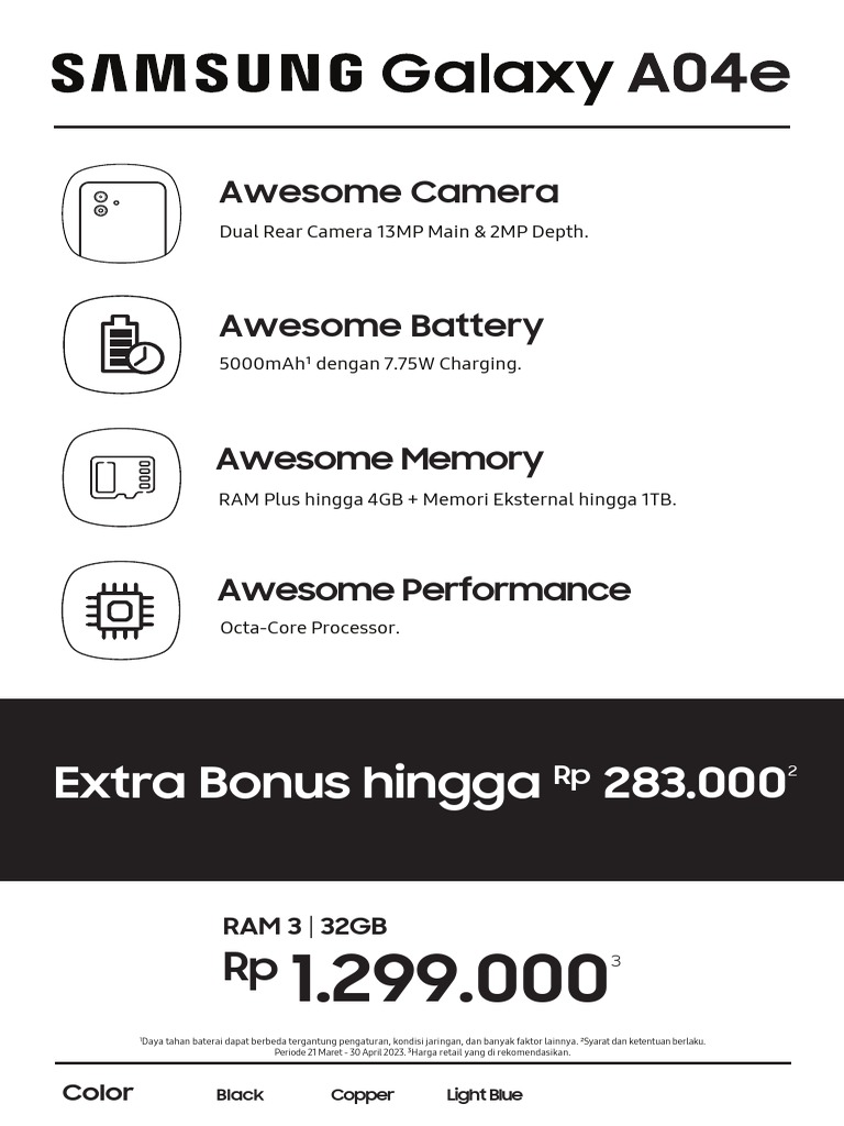 Spec Card - A04e - Ramadhan - 1 | PDF
