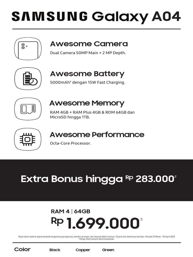 Spec Card - A04 - Ramadhan - 1 | PDF