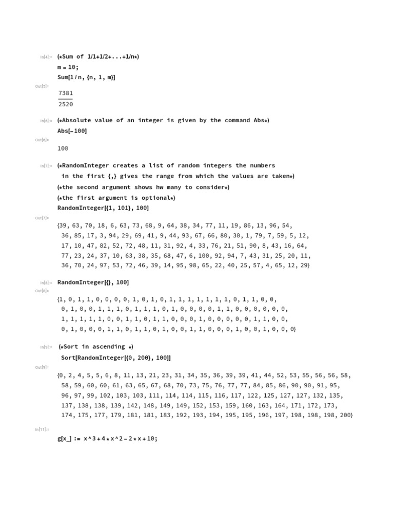 Numerical Methods Notebook 074105 | PDF | Mathematics | Mathematical Analysis