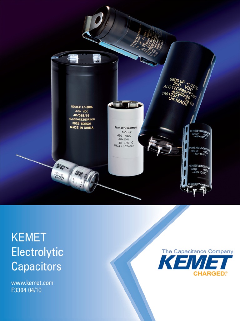Electrolytic Capacitors | PDF | Capacitor | Capacitance