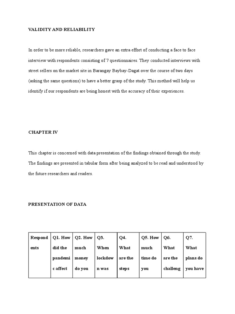 Validity and Reliability | PDF | Mortgage Loan | Income