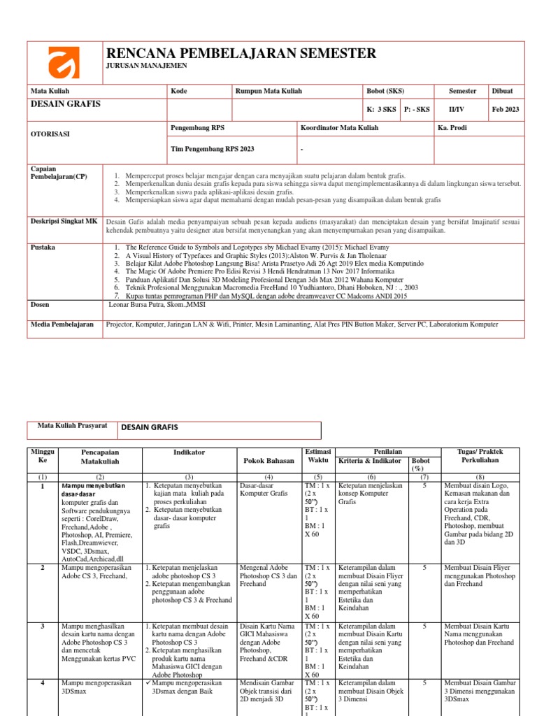 RPS-Disain Grafis | PDF