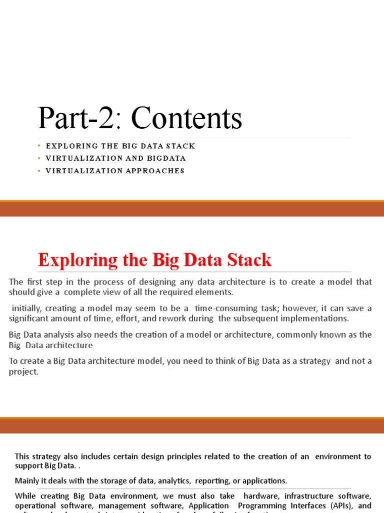 Module-3 (Part-2) | PDF | Apache Hadoop | Virtualization