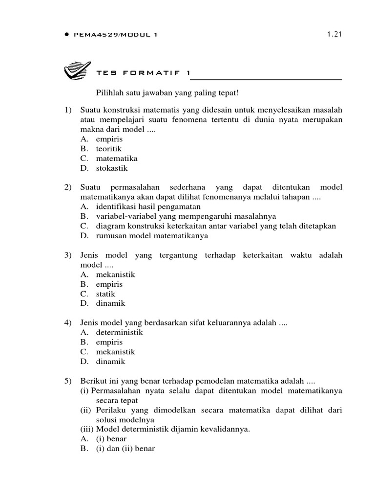 Pertemuan 2 (Pengenalan Model) | PDF