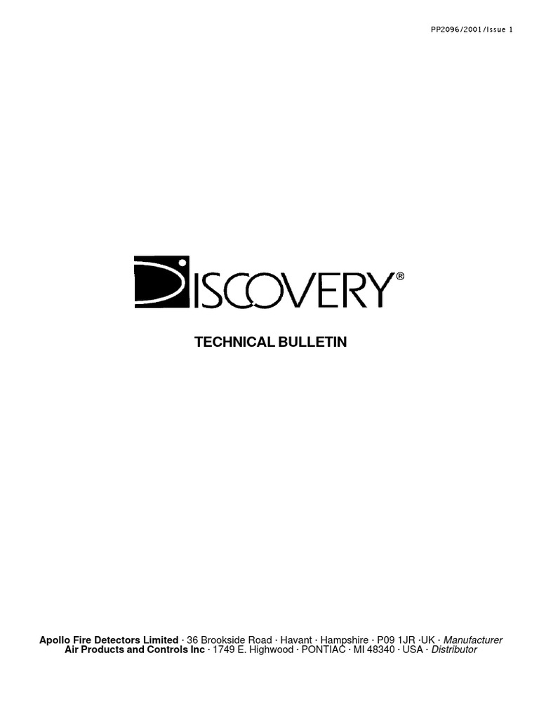 Apollo Discovery Heat Detector Guide | PDF | Electrical Engineering ...