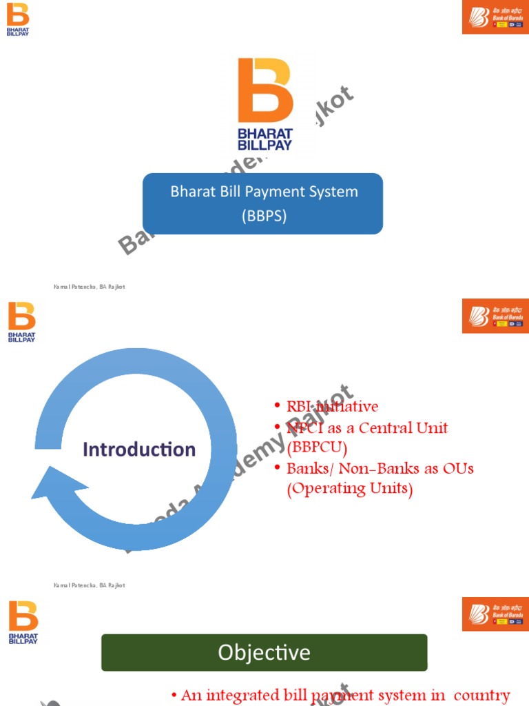 BBPS Presentation | PDF | Financial Technology | Finance & Money Management