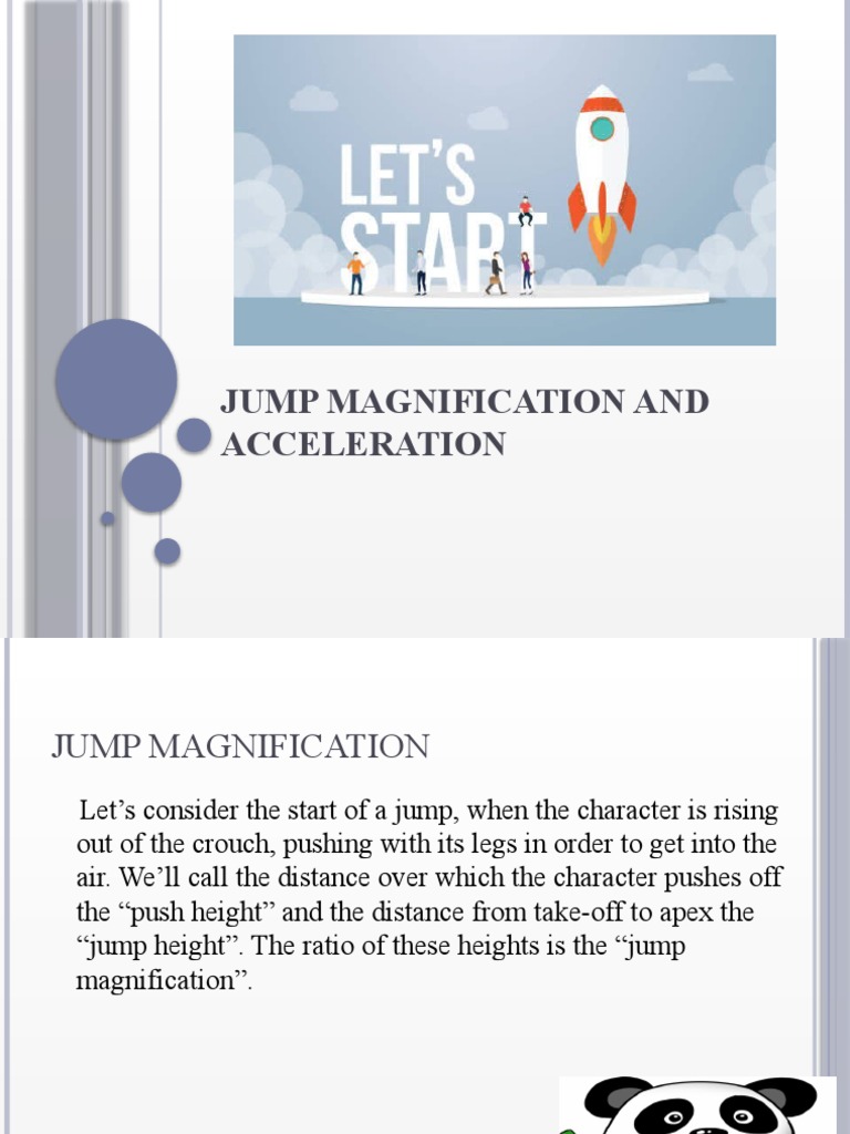 Jump Magnification and Acceleration | PDF