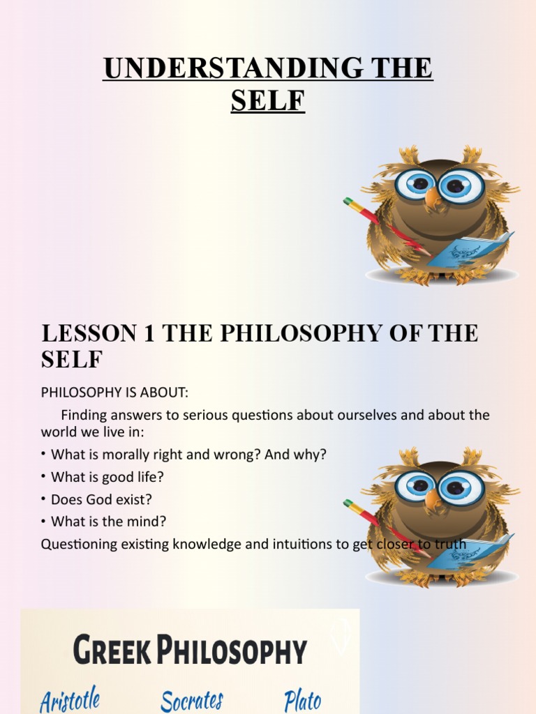 Understanding The Self | PDF | Soul | Philosophy Of Self