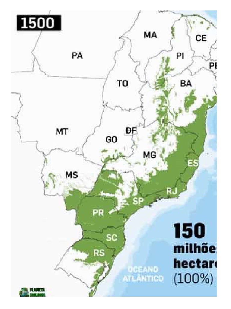 Mata Atlantica Antes e Depois Grande | PDF