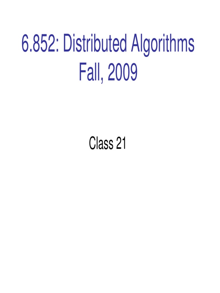 Lec 21 Pdf Queue Abstract Data Type Distributed Computing