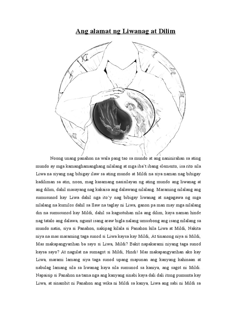 Ang Alamat NG Liwanag at Dilim | PDF