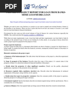Bank Loan Project Report Format Guide | PDF | Corporations | Banks