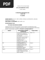 Esp 6 Quarter 1 Performance Task | PDF