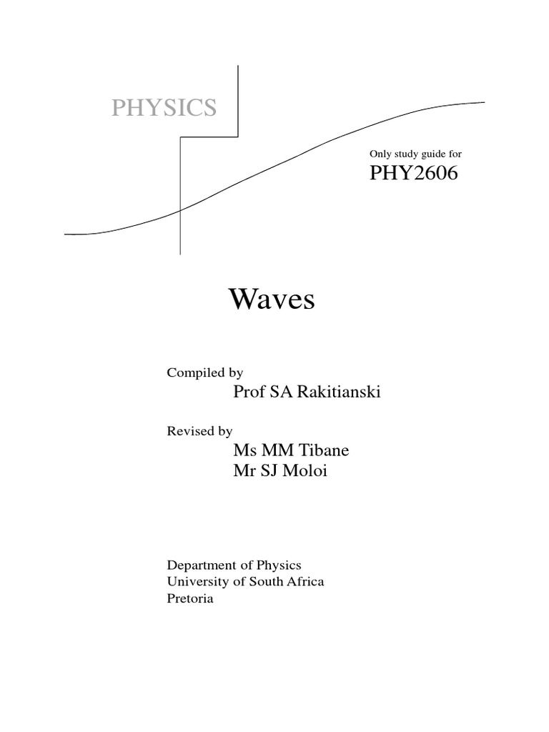 Waves: Physics | PDF | Oscillation | Resonance