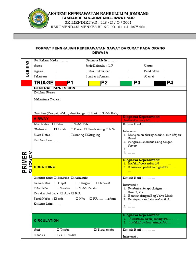 Format Resume Igd Gadar | PDF