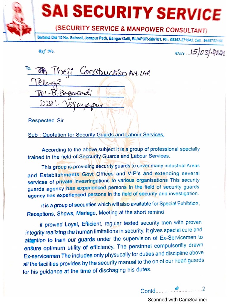 Sai Security - Gr258 | PDF